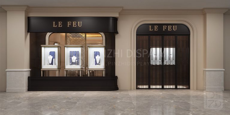 【2022 NEW】Elegant style jewelry store design | Guangzhou Pinzhi Display ...