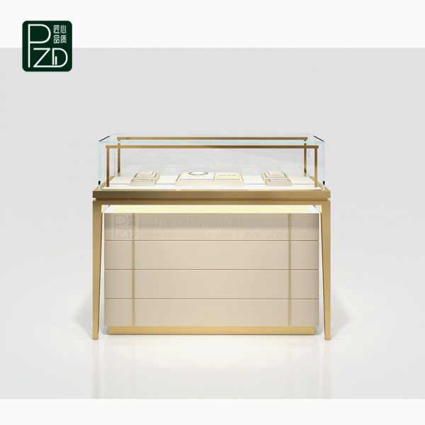 Jewelry Display Showcase Luxury Jewelry Glass Display Counter Design ...