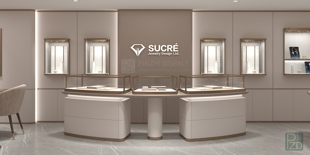 【HK】Modern style jewelry showroom and luxury showcase | Guangzhou ...